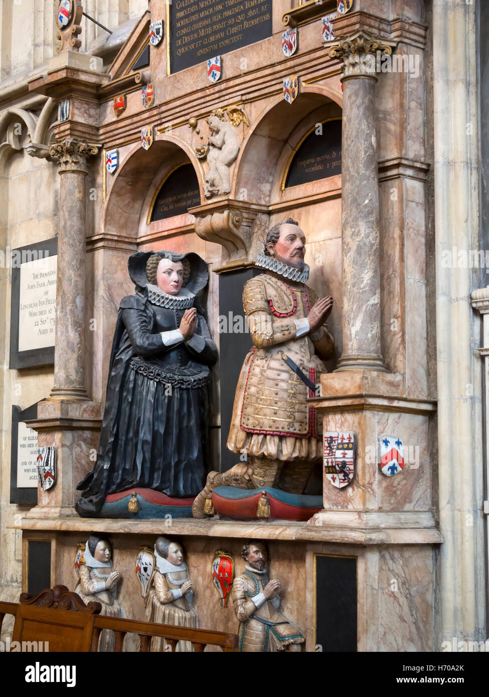 Tomb of Sir Henry Bellasis and Ursula Fairfax Bellasis, York Minster ...