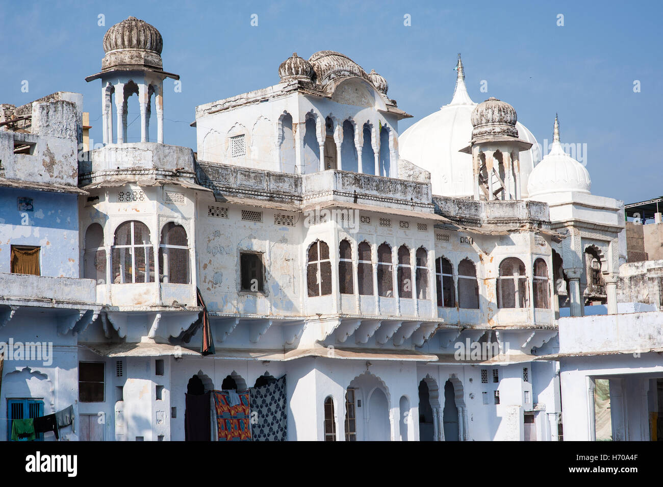 Pushkar Ghat Buildings Stock Photo - Alamy