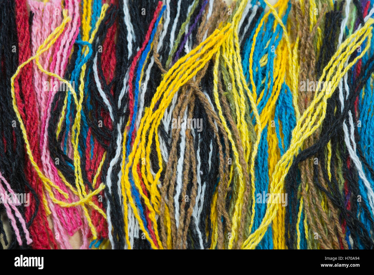 colorful yarn background Stock Photo - Alamy