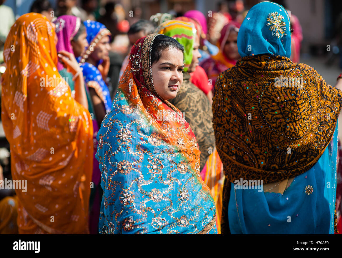 Colourful Indian Women Stock Photo - Alamy