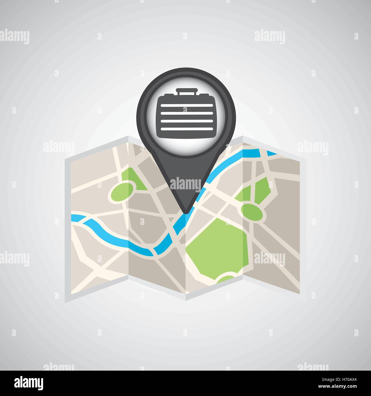 travel concept location map portfolio design, vector illustration ...