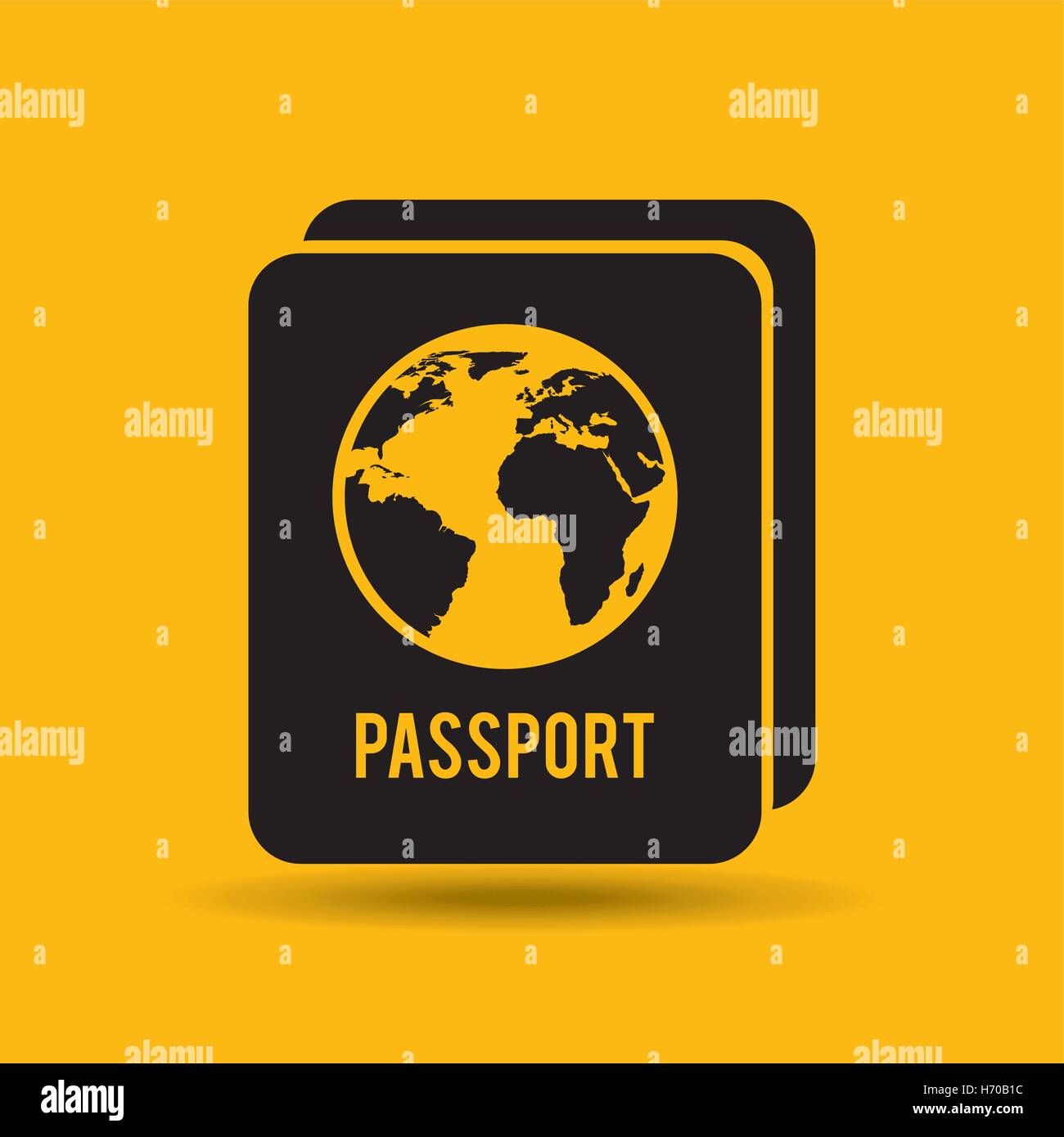 Button Passport Identity Traveler Design Vector Illustration Graphic Stock Vector Image And Art