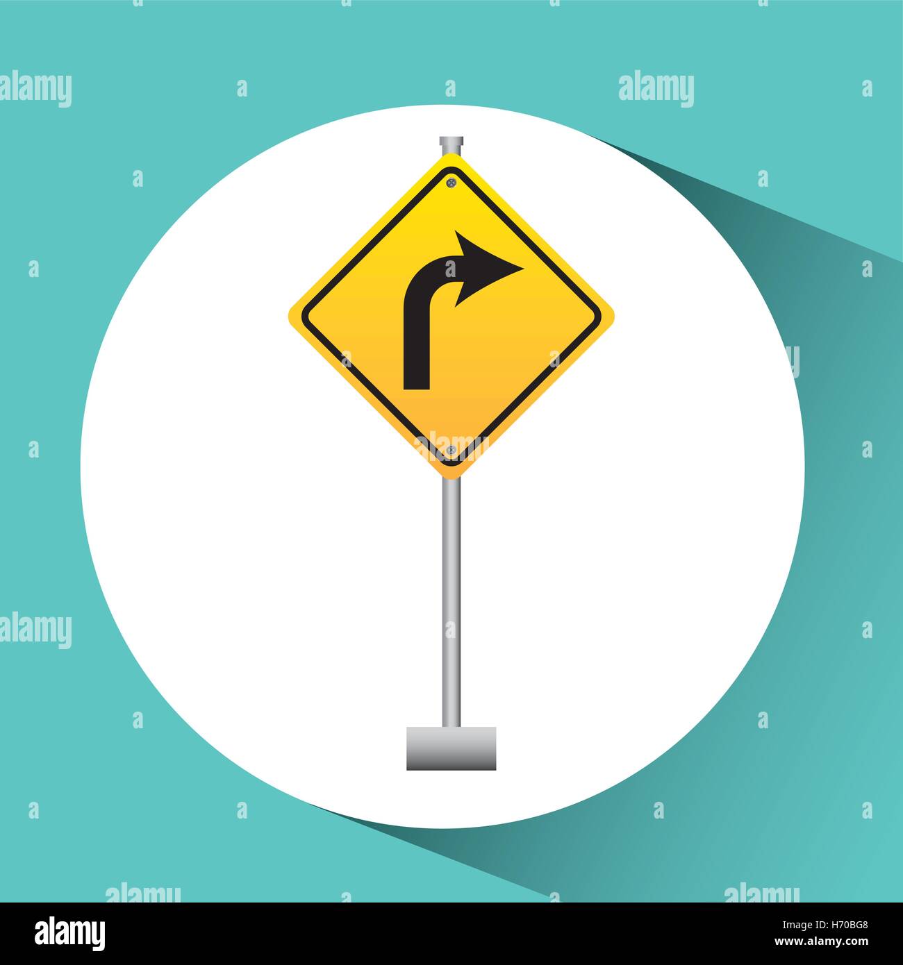 Road sign no entry left Stock Vector Images - Alamy