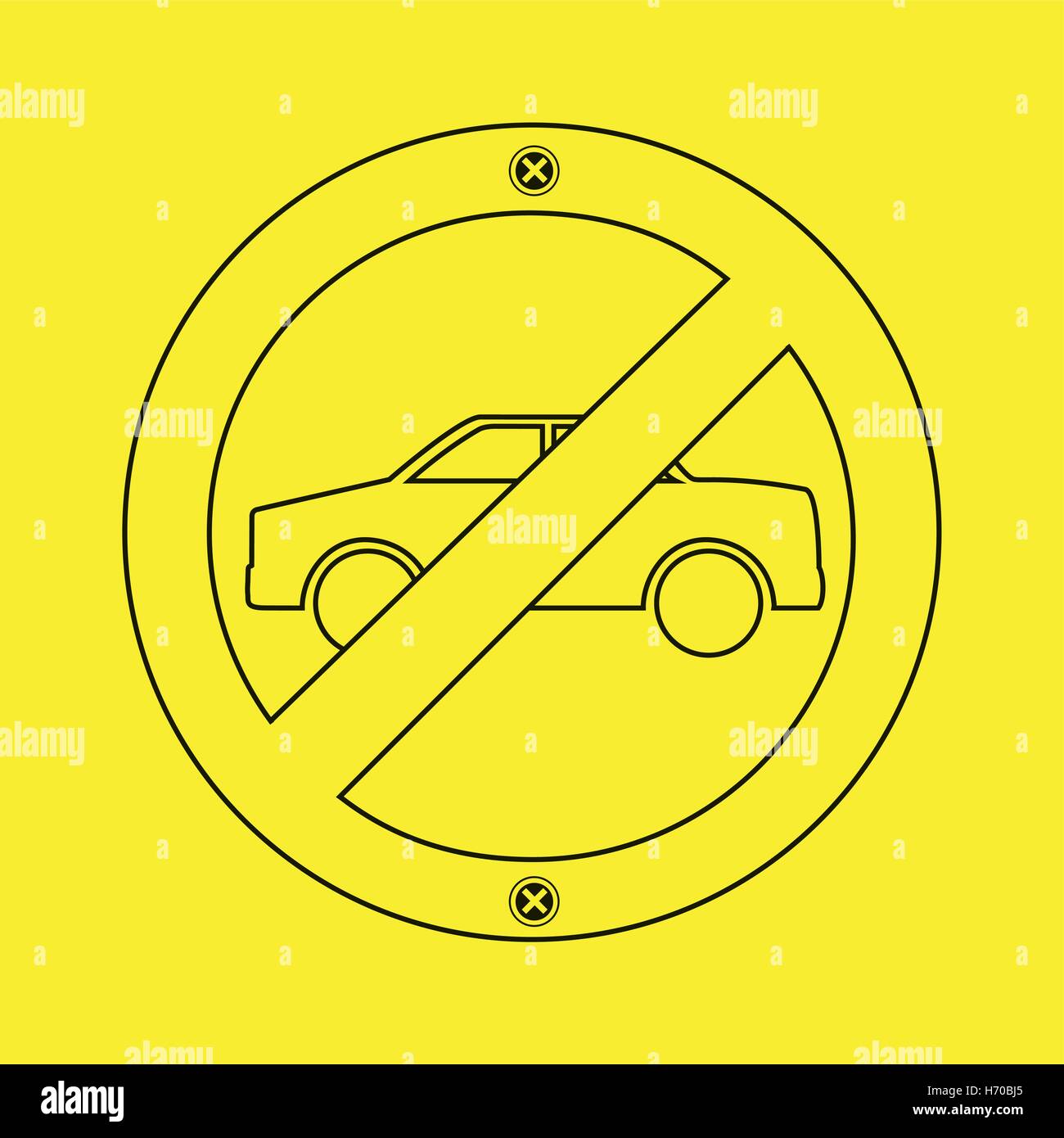 prohibited traffic sign round icon design vector illustration eps 10 ...
