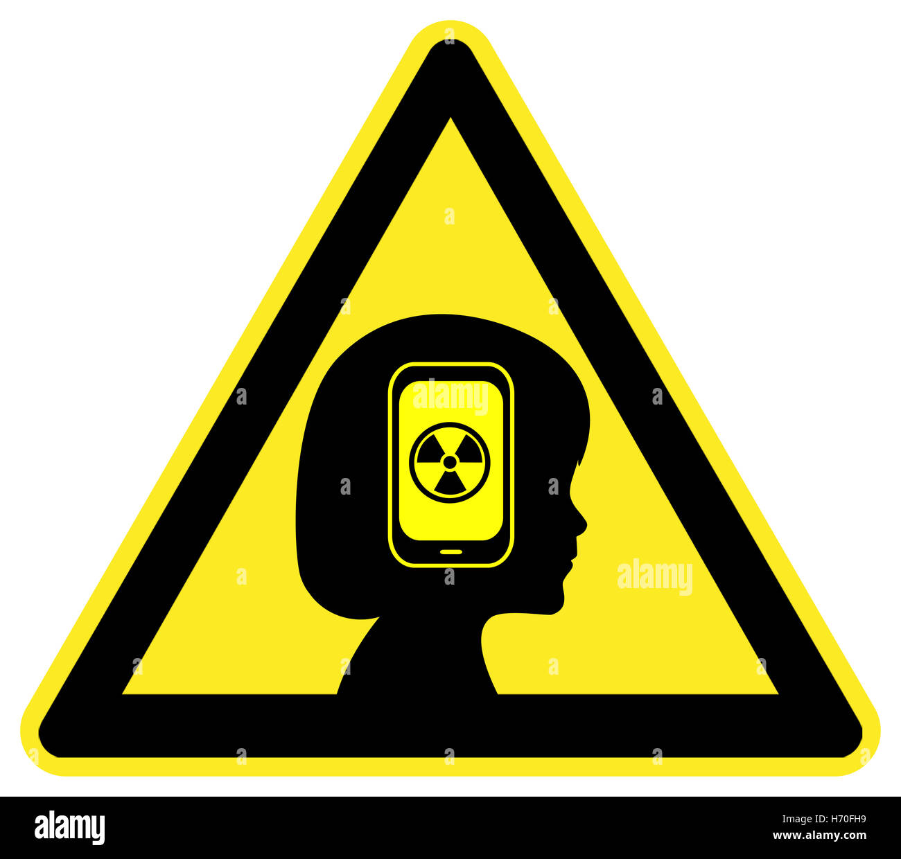 Smartphone warning sign hi-res stock photography and images - Alamy