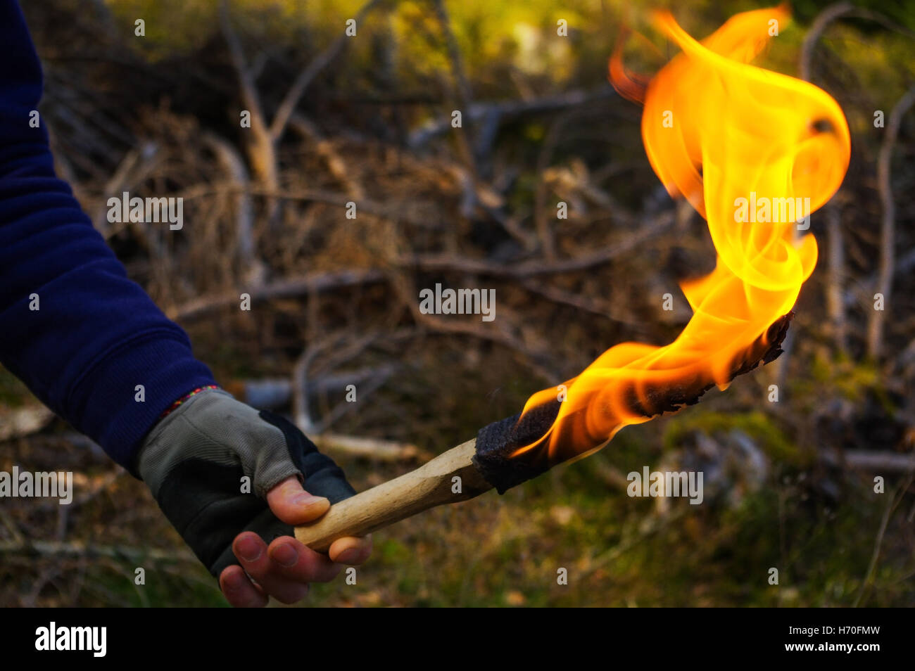 Flame Fire Torch High Resolution Stock Photography and Images - Alamy