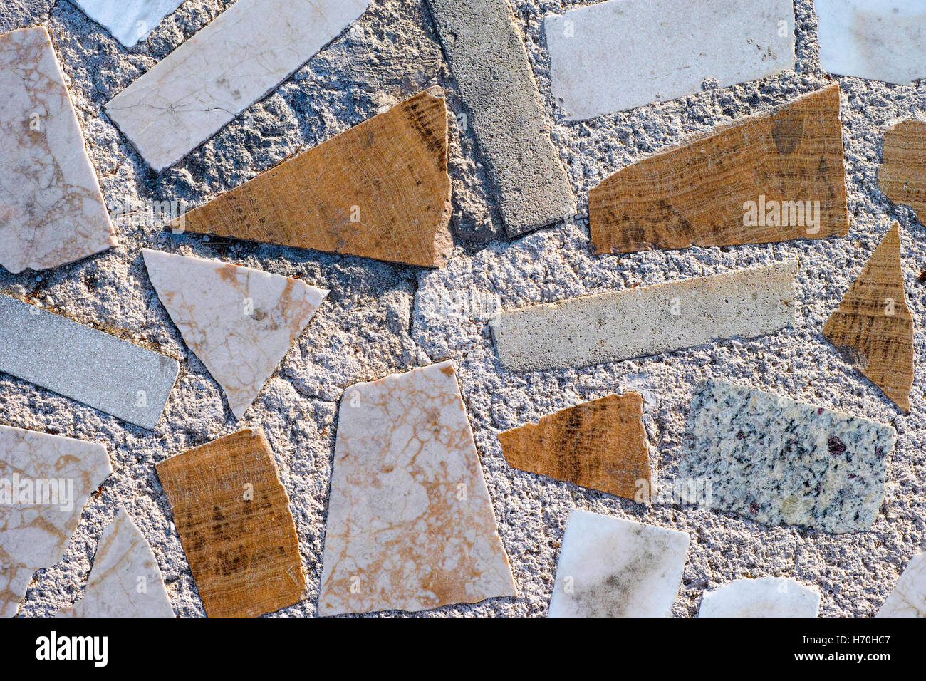 Background with pieces of stone. Full frame Stock Photo - Alamy