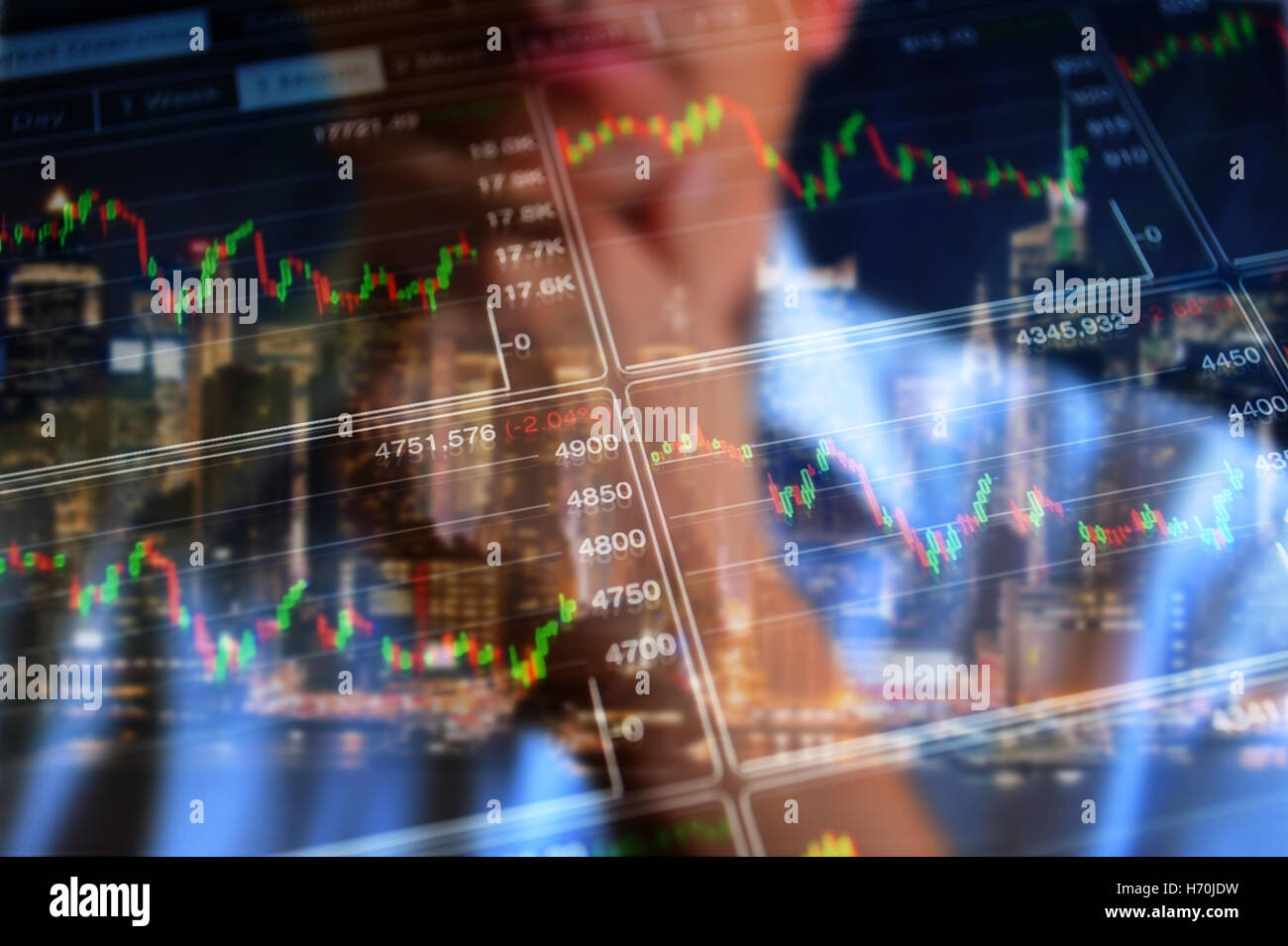Stock exchange concept background Stock Photo - Alamy