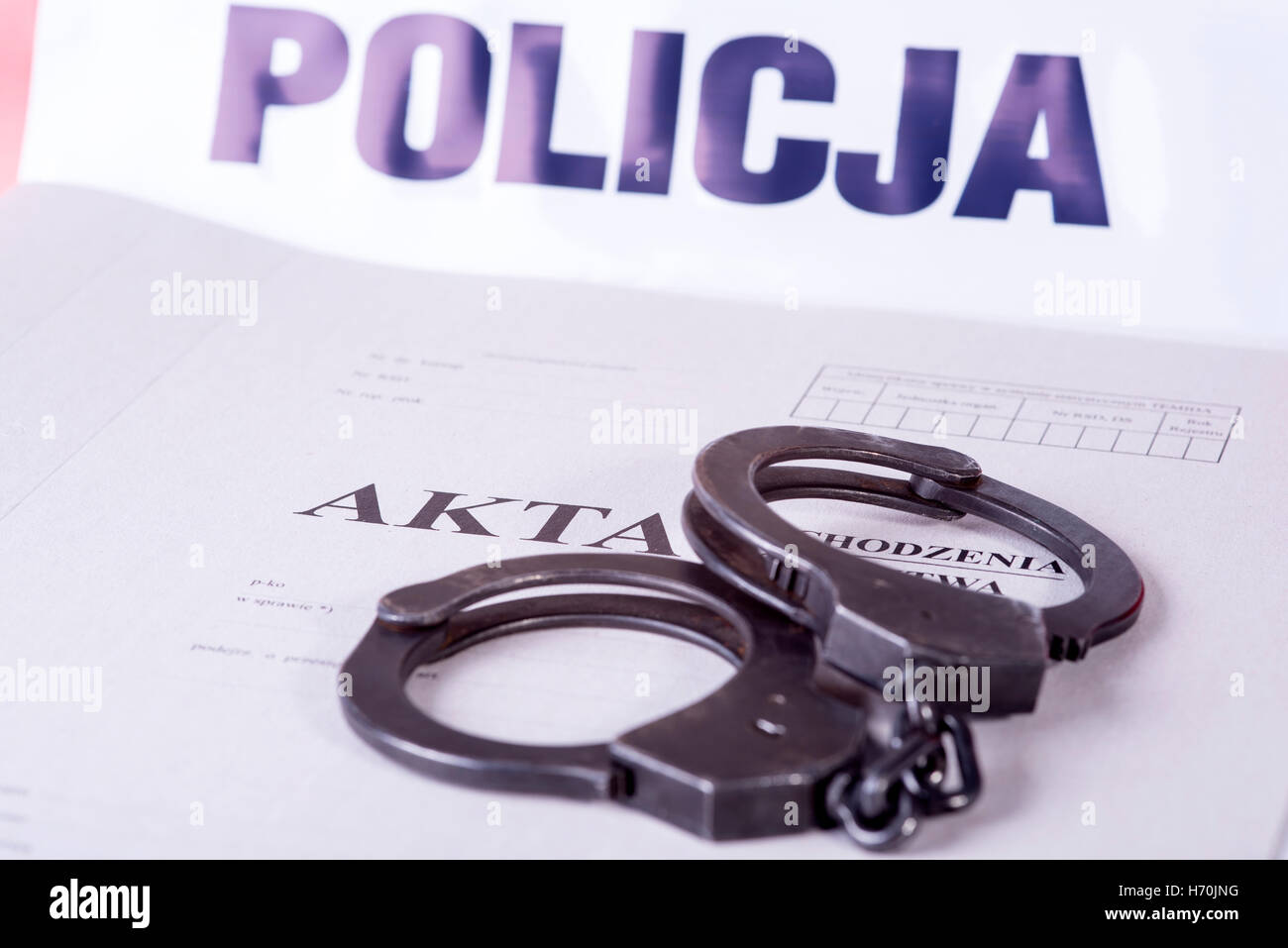 Police files folder hi-res stock photography and images - Alamy