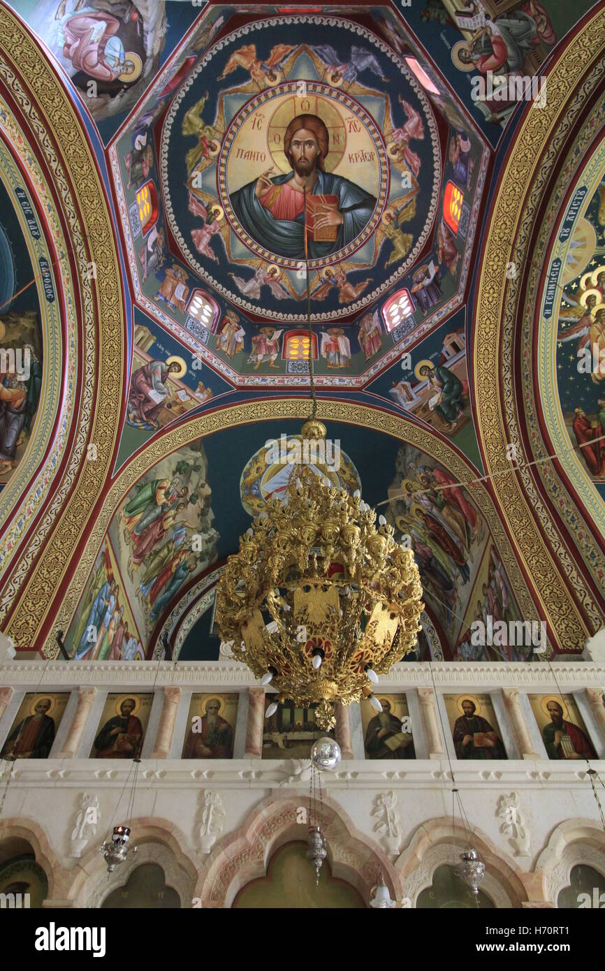 The greek orthodox monastery of st. theodosius east of bethlehem hi-res ...