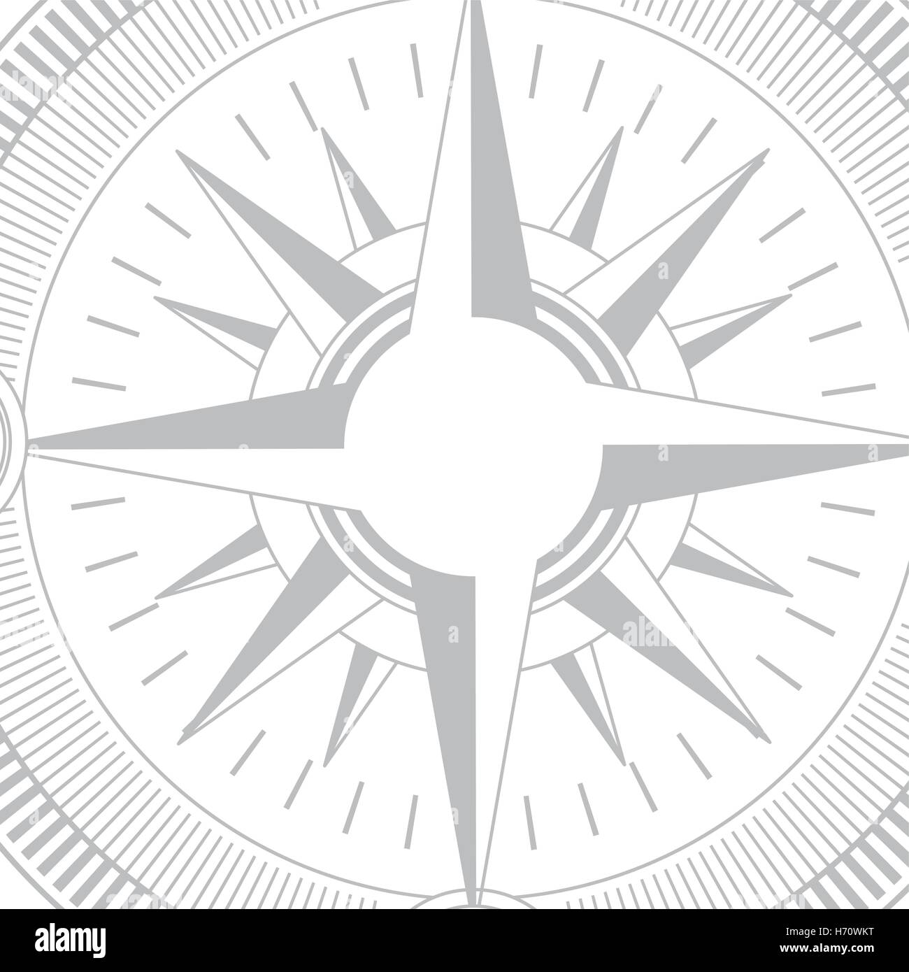 compass rose icon background in gray and white colors. vector ...