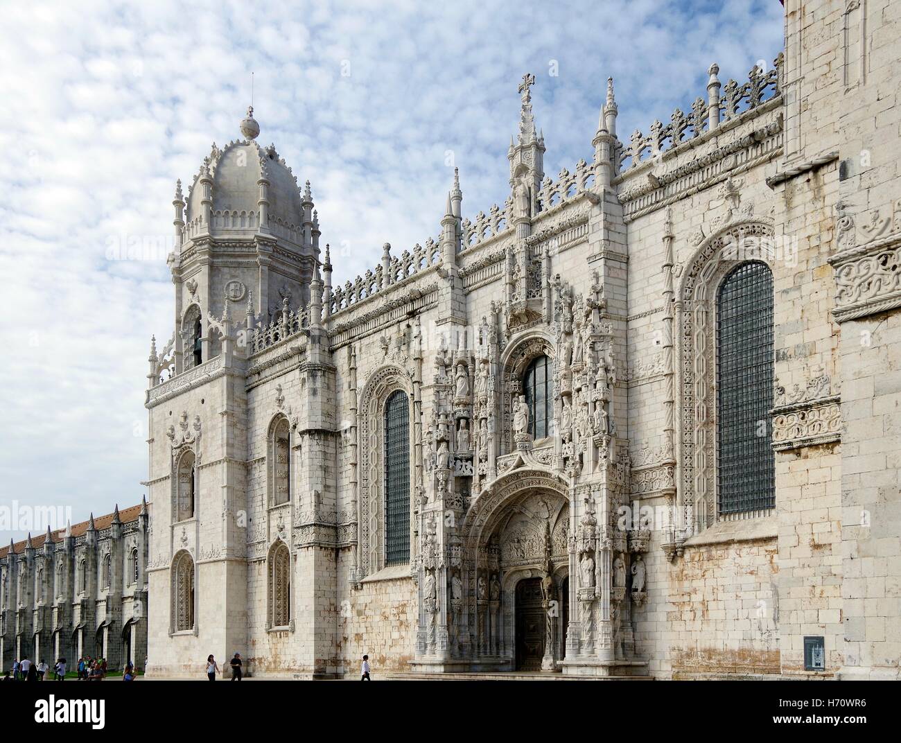 Jeronimos Monastery & church of S Maria, Belém Stock Photo - Alamy