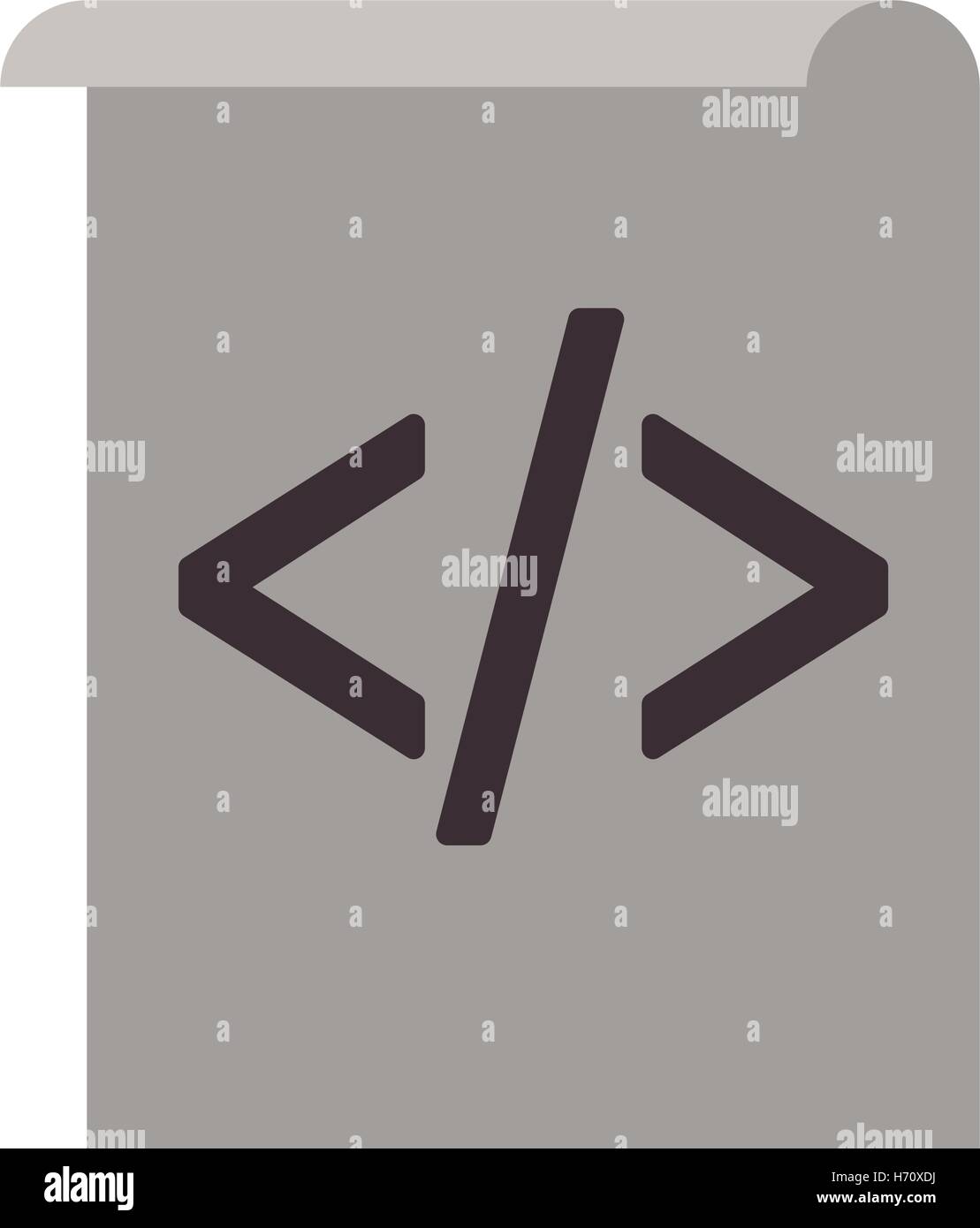 web coding icon over white background. vector illustration Stock Vector ...