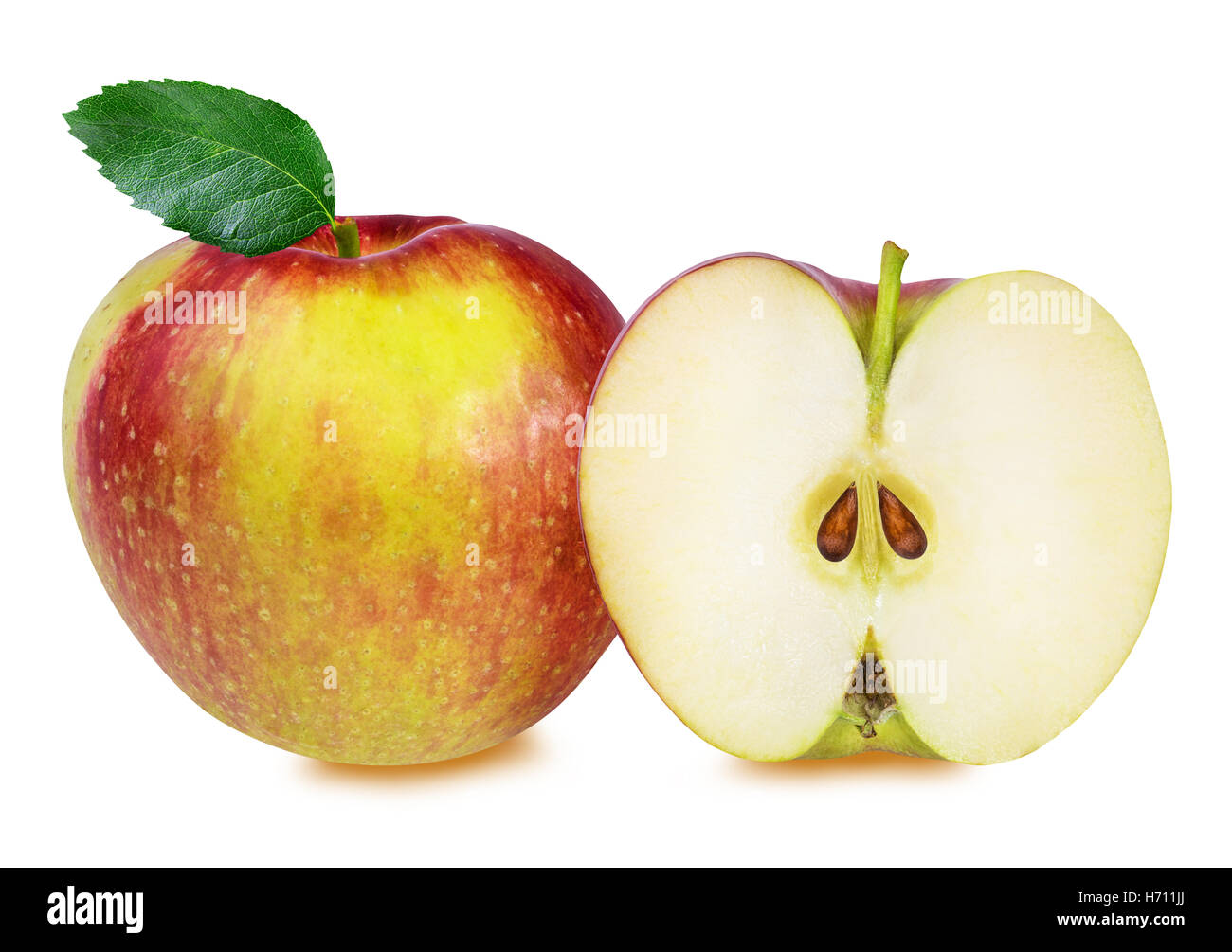 apple isolated on white background Stock Photo - Alamy