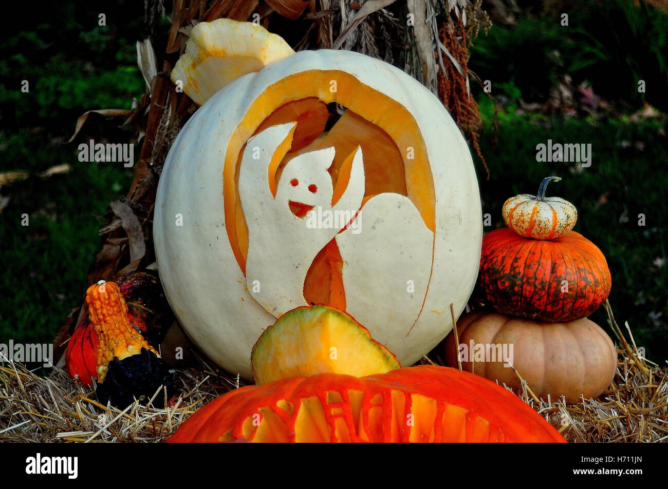 Ghost Jack O Lantern