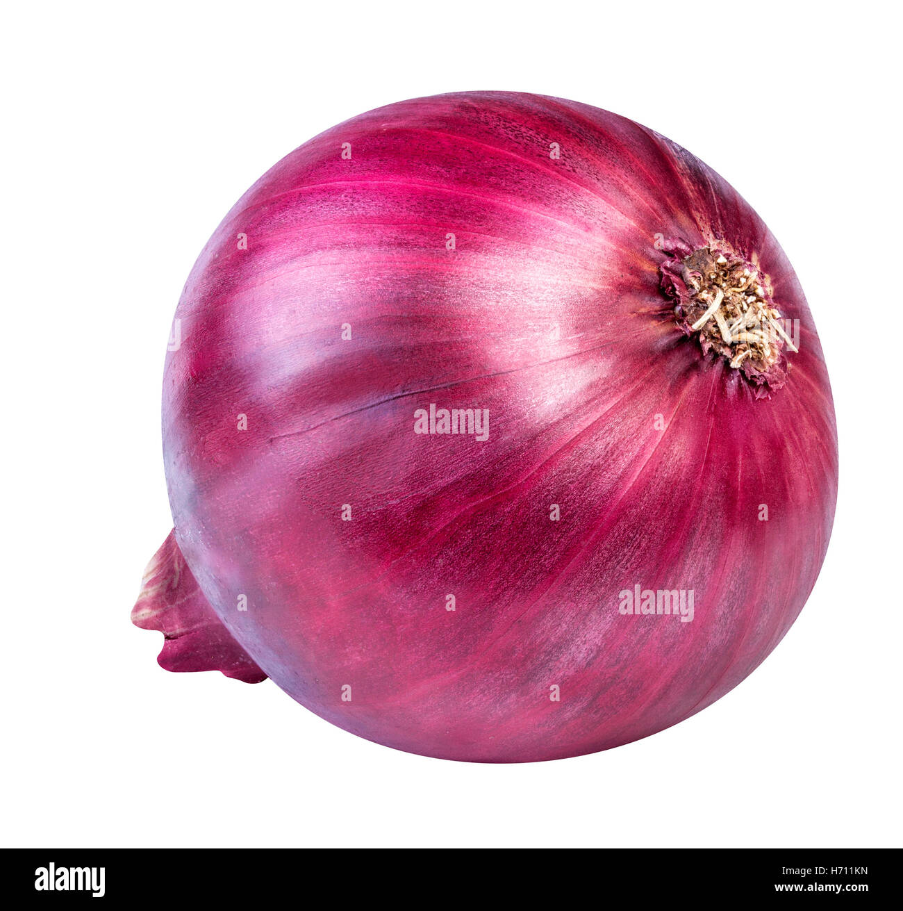 Red onion isolated on white background Stock Photo - Alamy