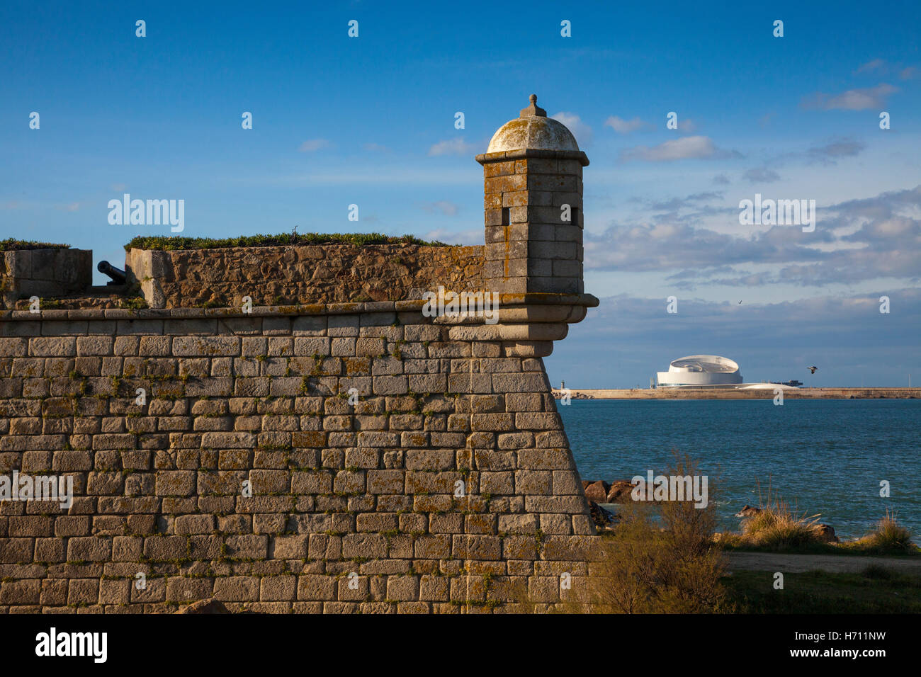 The Forte de Sao Francisco Xavier fort from 1832, Porto, UNESCO site ...