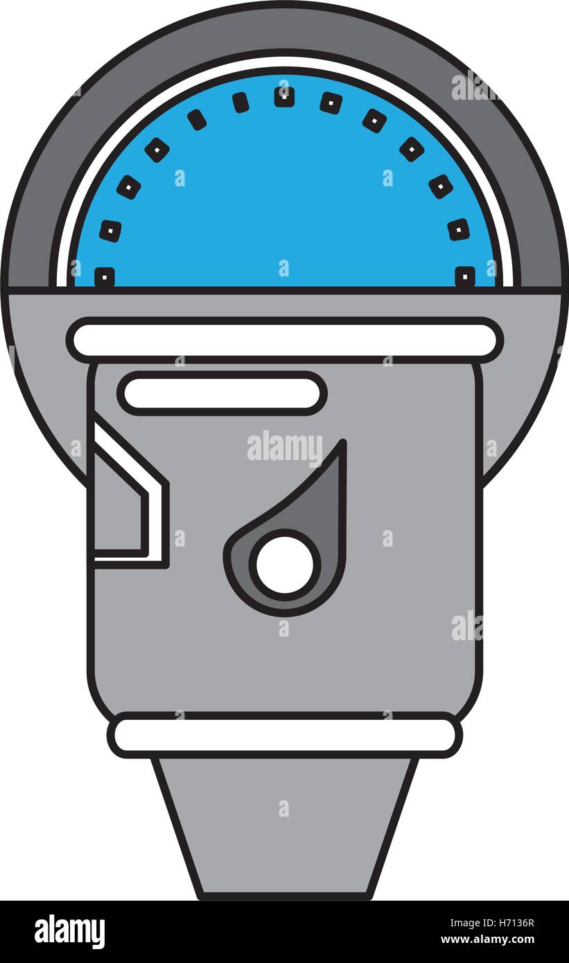 Isolated parking meter design Stock Vector Image & Art - Alamy