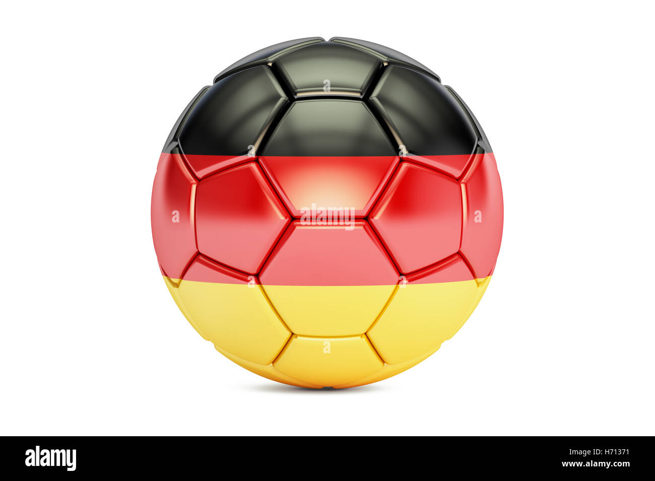 football ball with flag of Germany, 3D rendering Stock Photo - Alamy