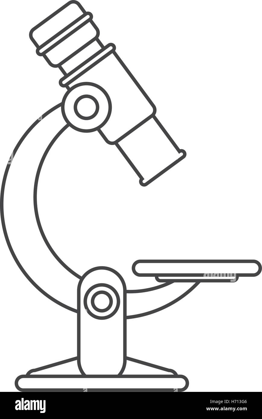 Isolated microscope design Stock Vector Image & Art - Alamy