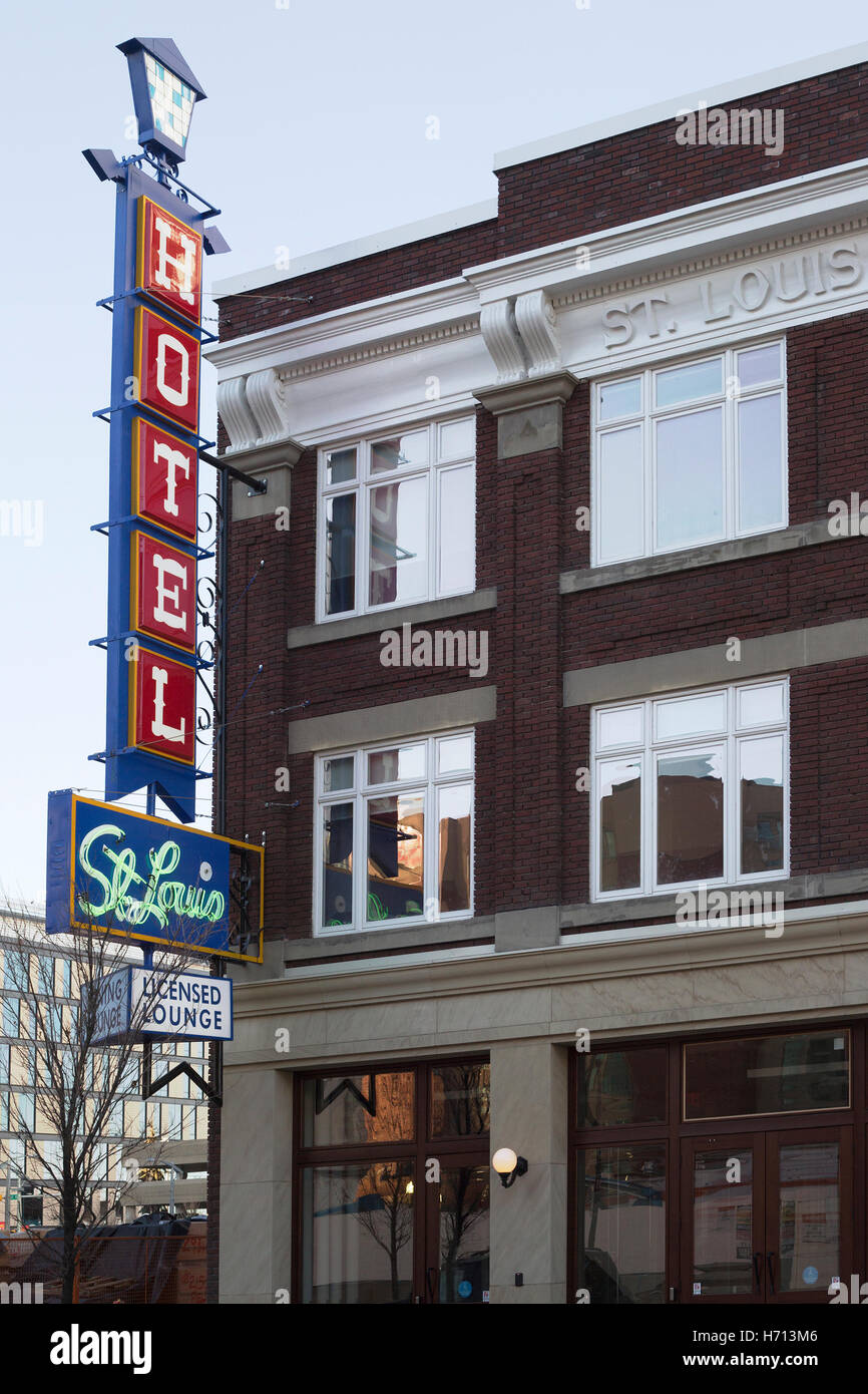 Newly renovated St. Louis Hotel in Calgary, a historic landmark ...