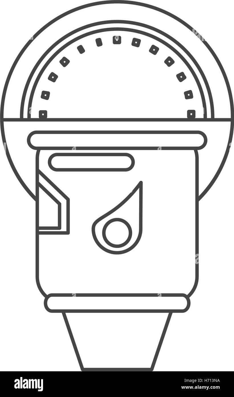 Isolated parking meter design Stock Vector Image & Art - Alamy