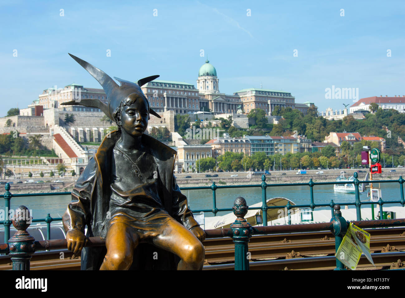little prince bronze statue Stock Photo - Alamy
