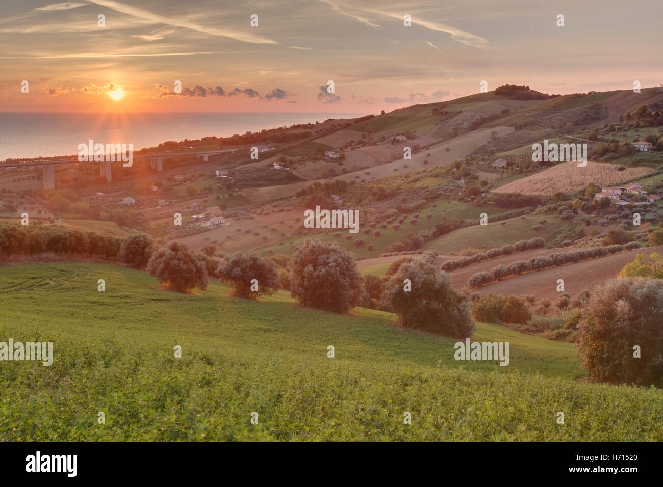 Beautiful Abruzzo Region of Central Italy Stock Photo - Alamy