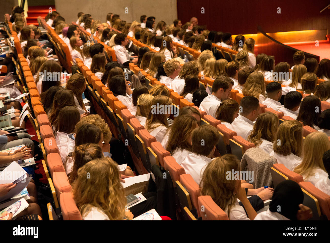 auditorium with people at university Stock Photo - Alamy
