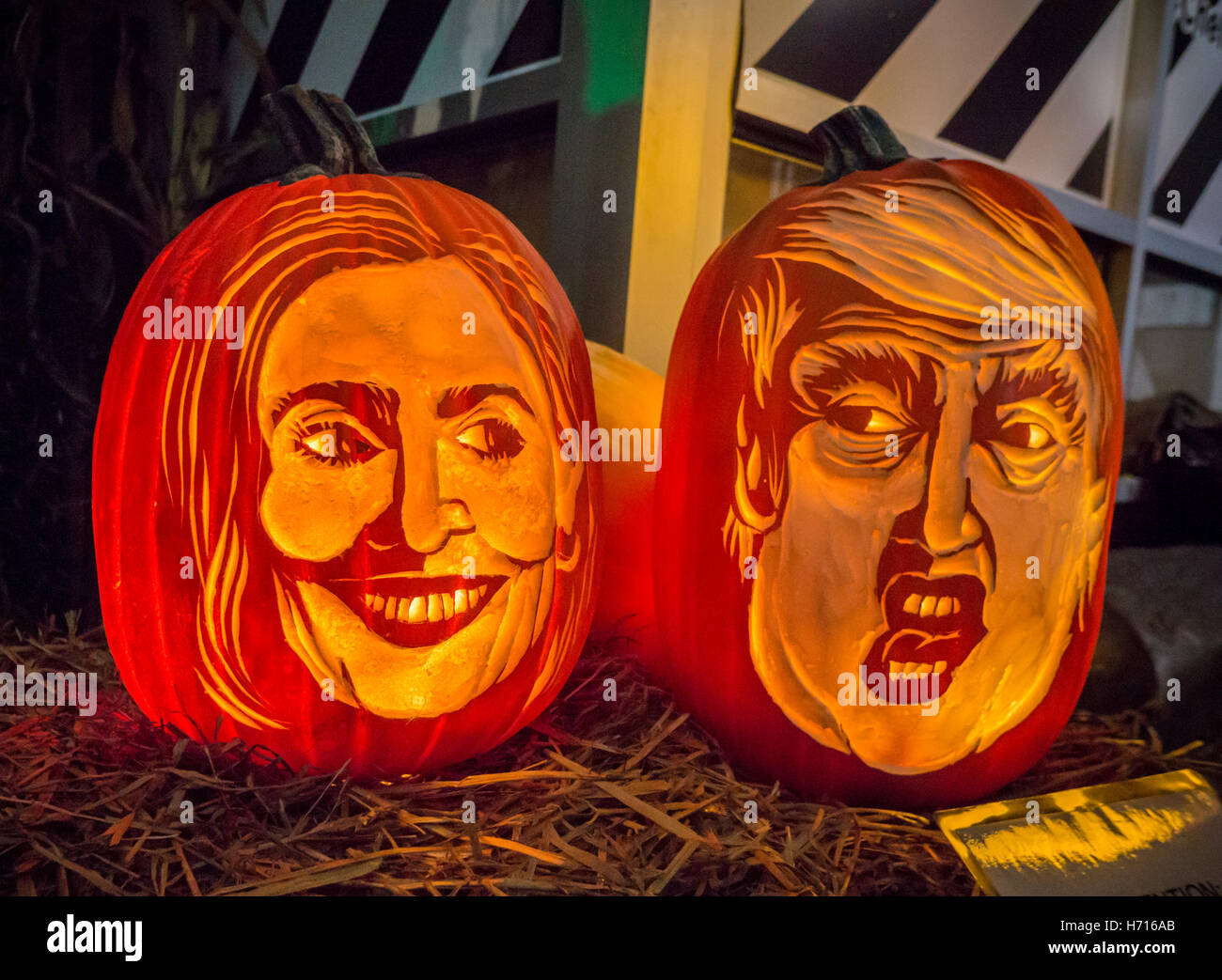 Just in time for Halloween and the Presidential election pumpkins ...