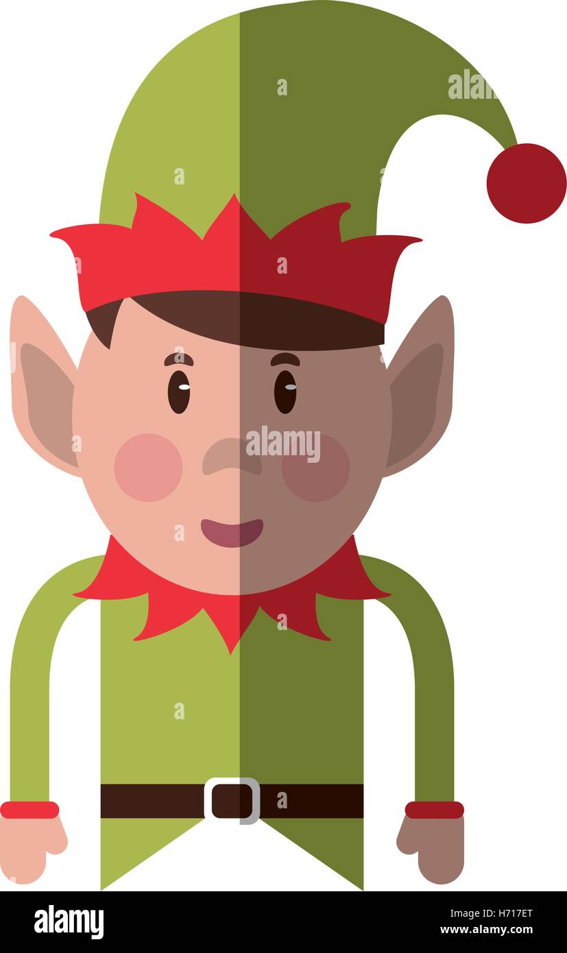 Isolated elf of Christmas season design Stock Vector Image & Art - Alamy