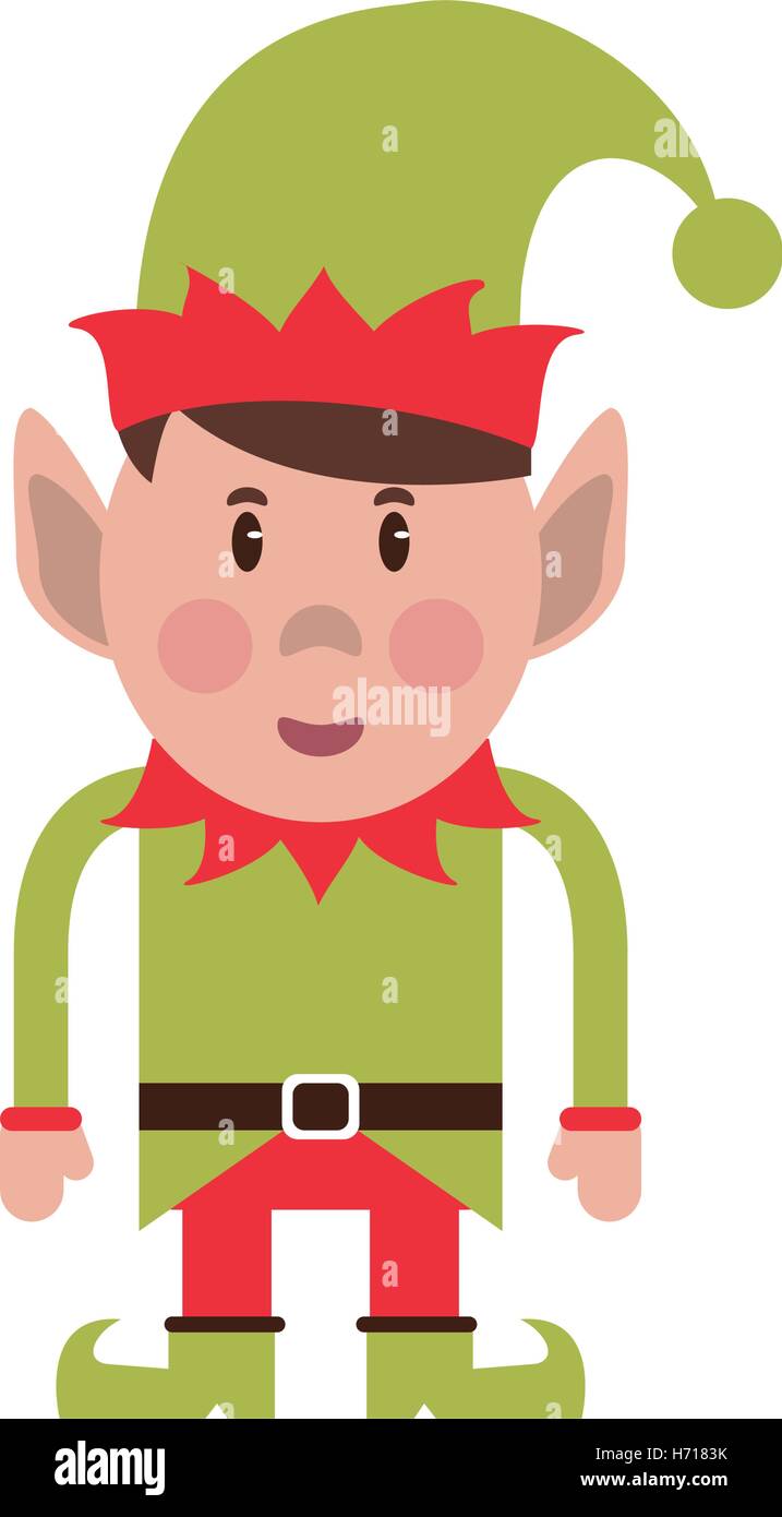 Isolated elf of Christmas season design Stock Vector Image & Art - Alamy
