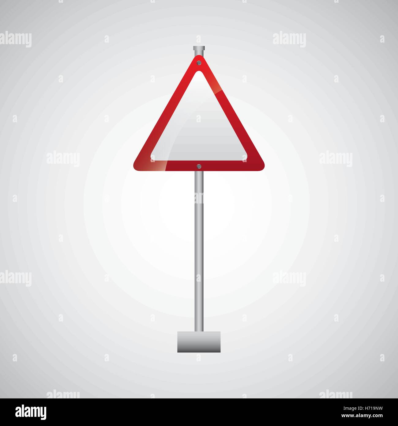 sign traffic white and red triangle design vector illustration eps 10 ...