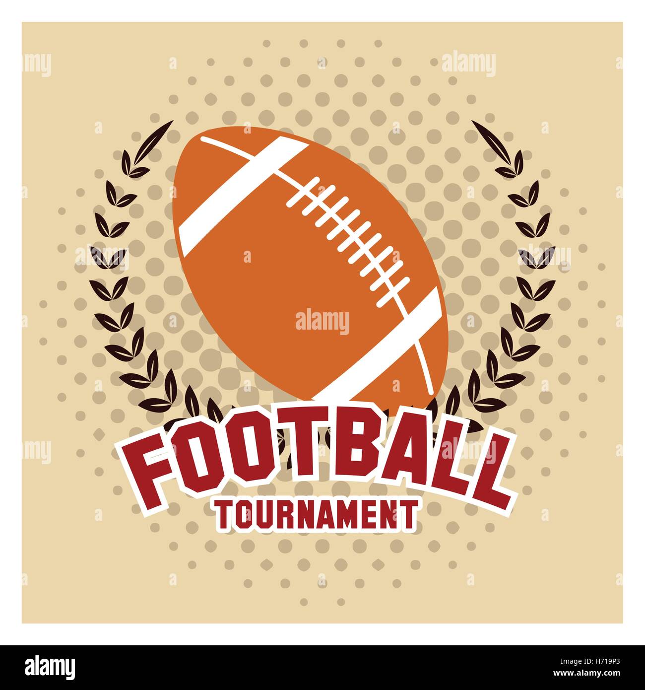 Ball of american football design Stock Vector Image & Art - Alamy