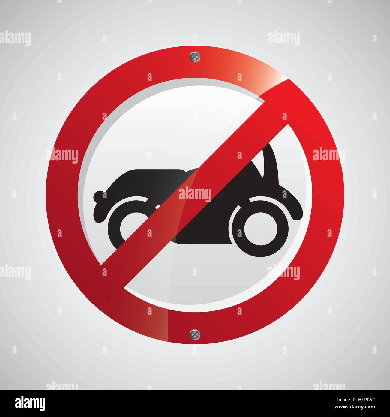 prohibited traffic sign car round icon design vector illustration eps ...