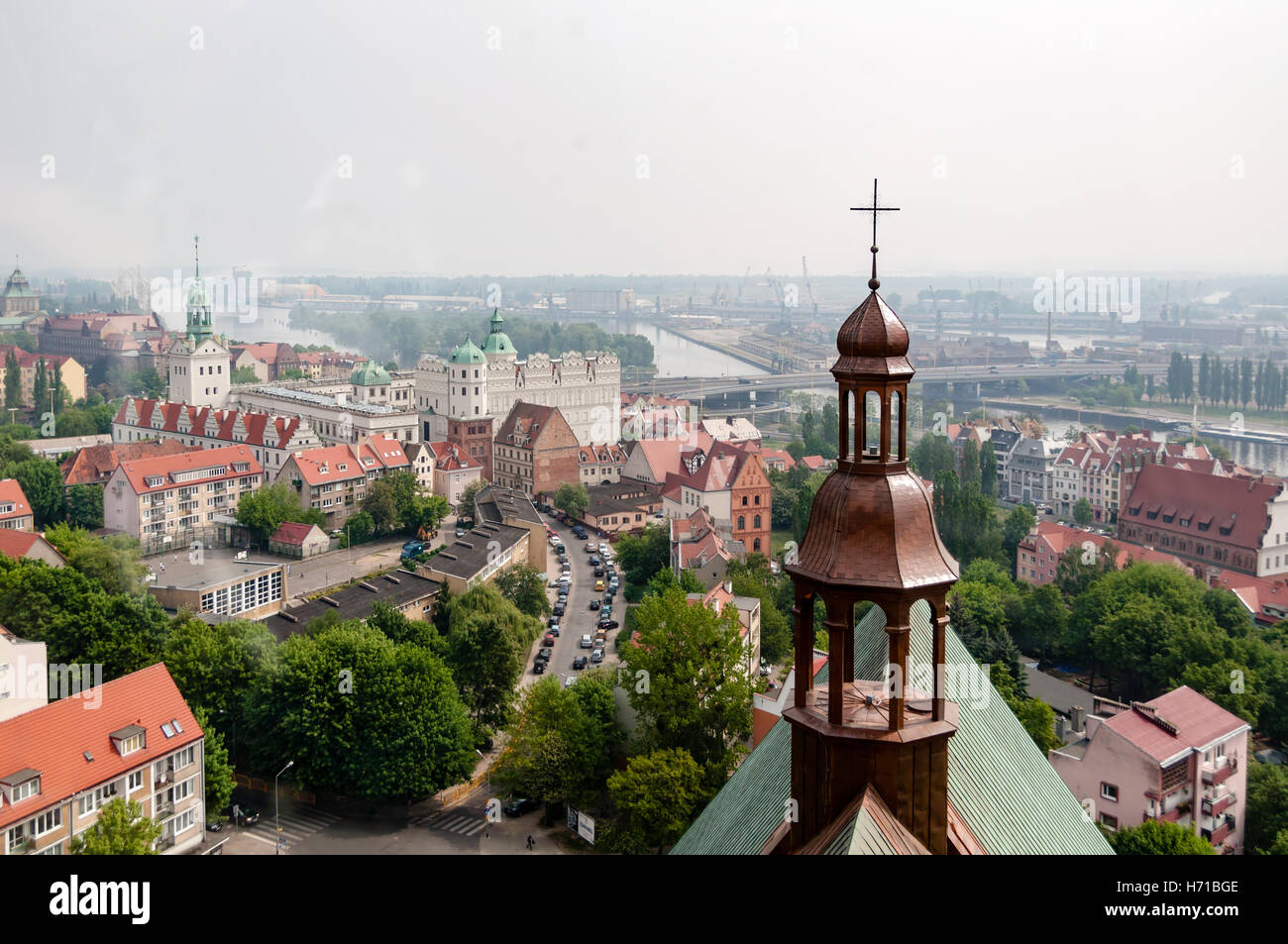 top view of Stettin Stock Photo - Alamy