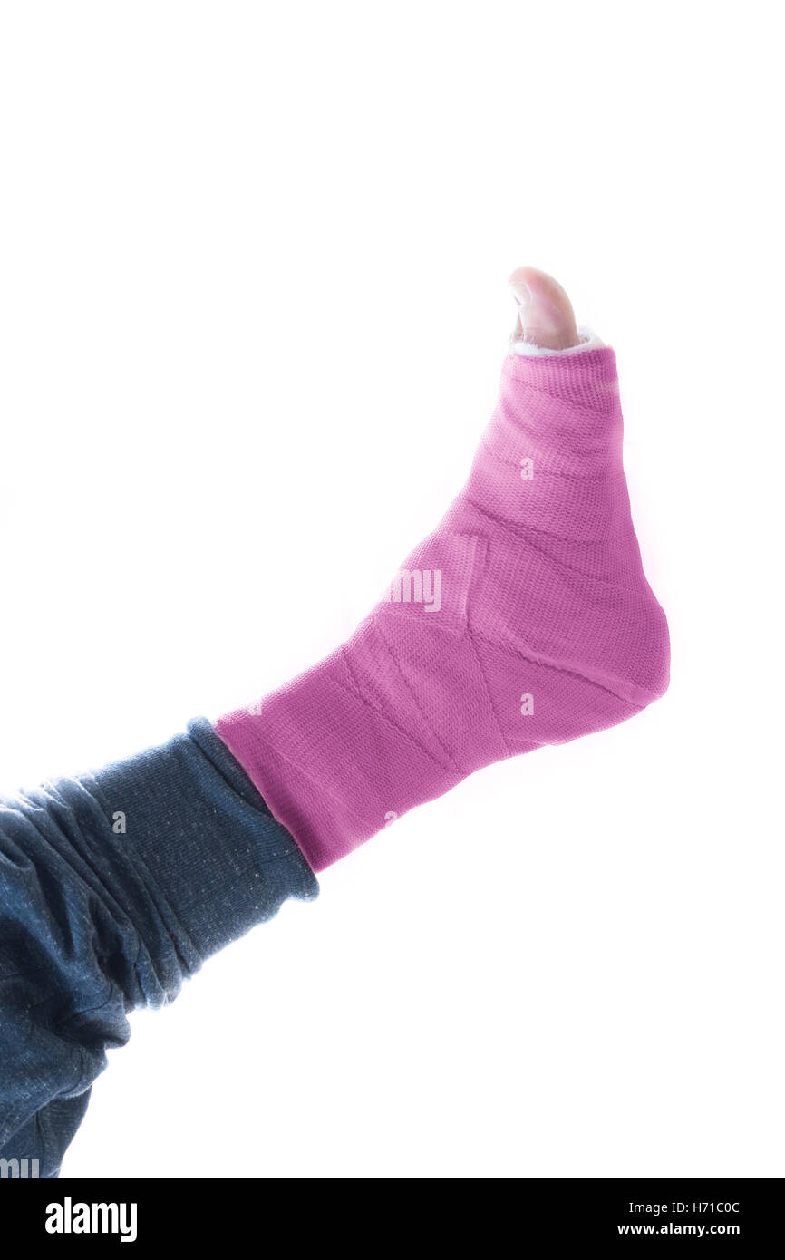 Broken Wrist Cast Pink