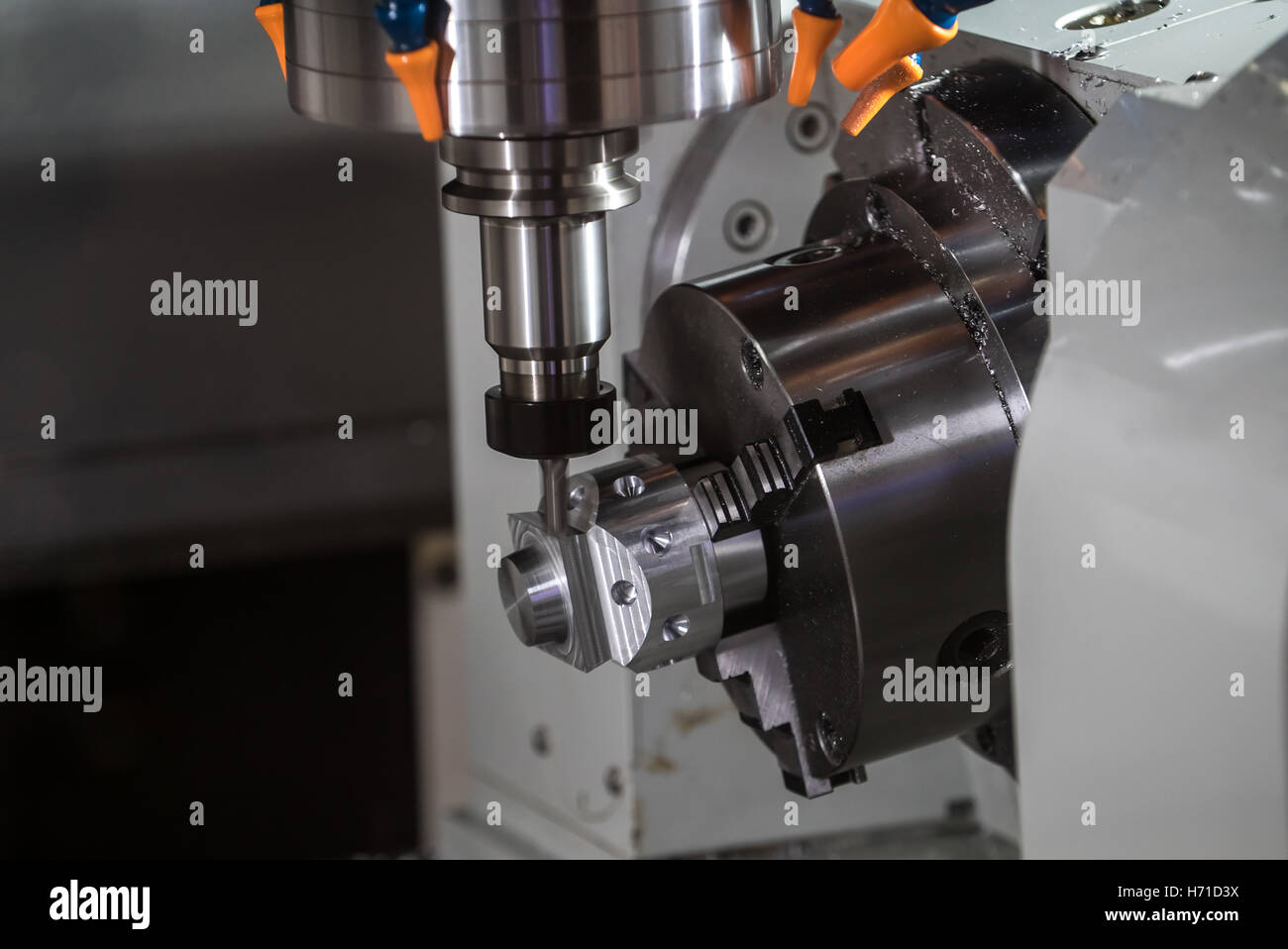 CNC turning center Stock Photo - Alamy
