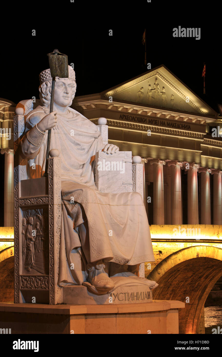Statue byzantine emperor justinian 482 565 hi-res stock photography and ...