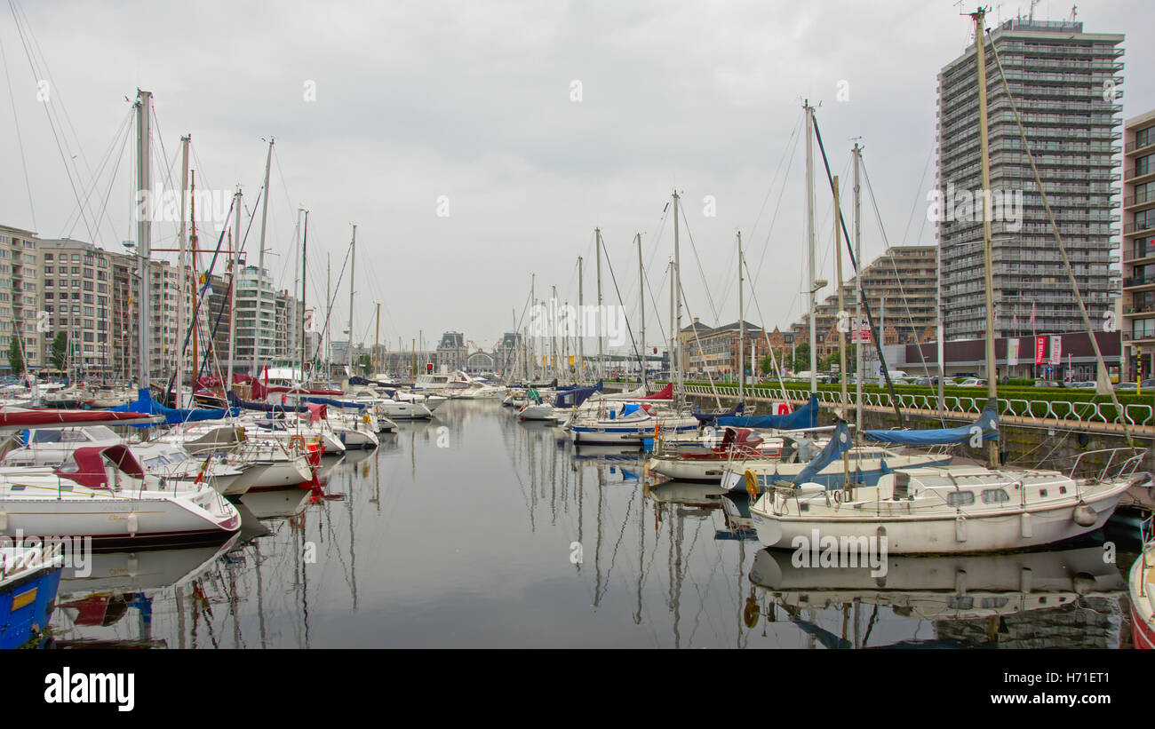 Ostend harbour hi-res stock photography and images - Alamy