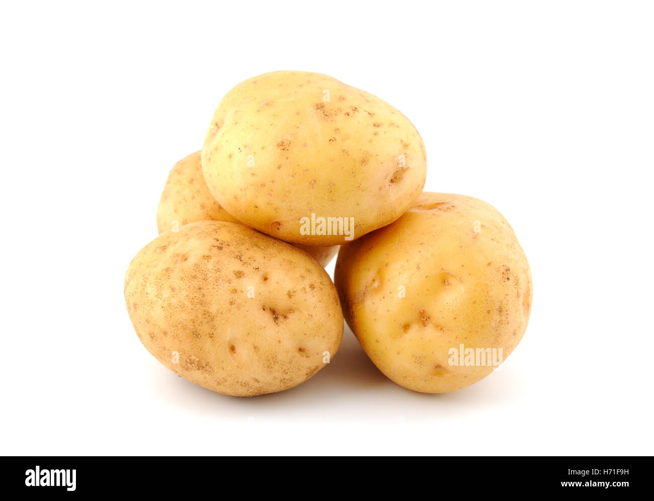 Single white potato Cut Out Stock Images & Pictures - Alamy