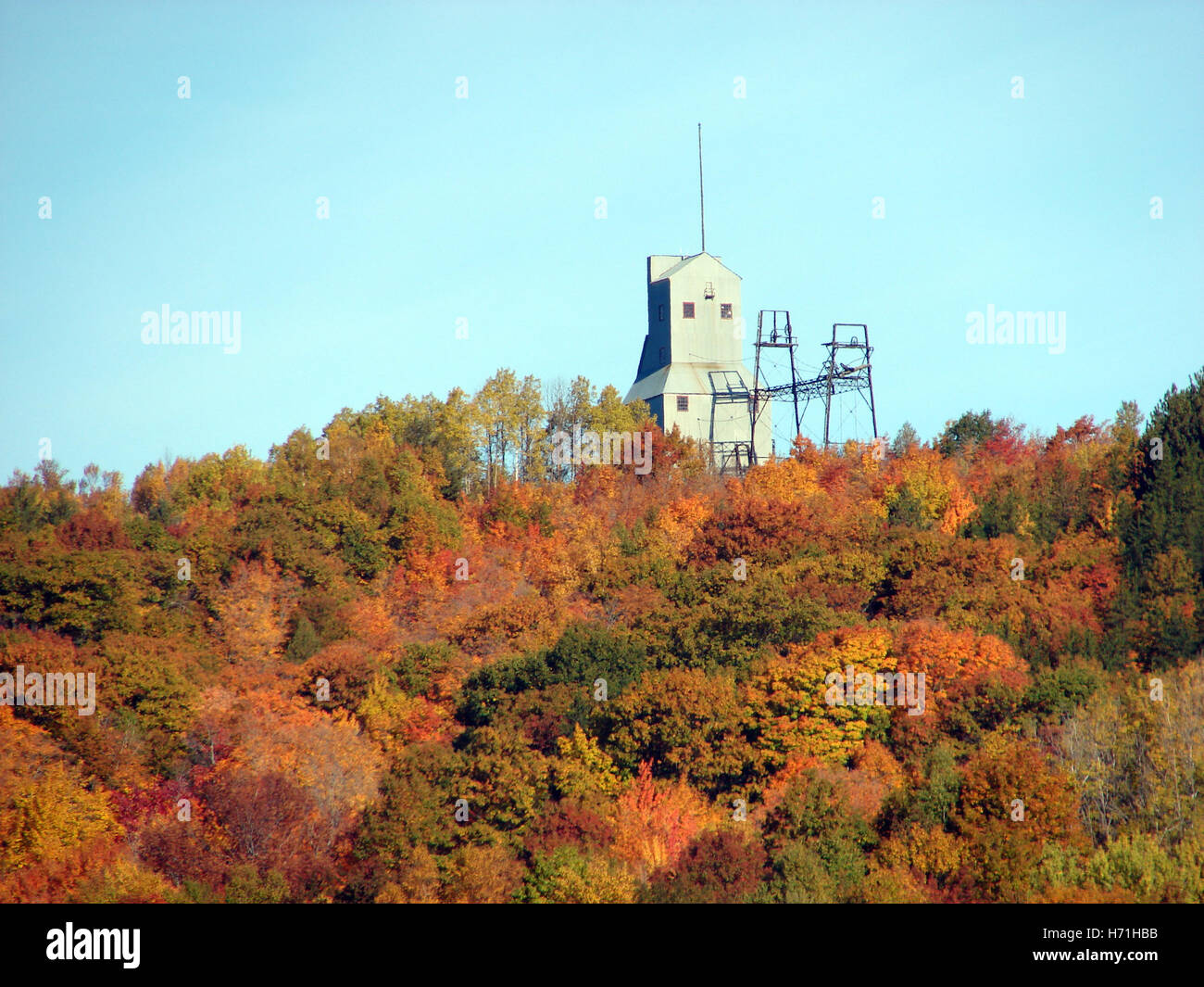 Quincy Mine Shaft House Stock Photo - Alamy