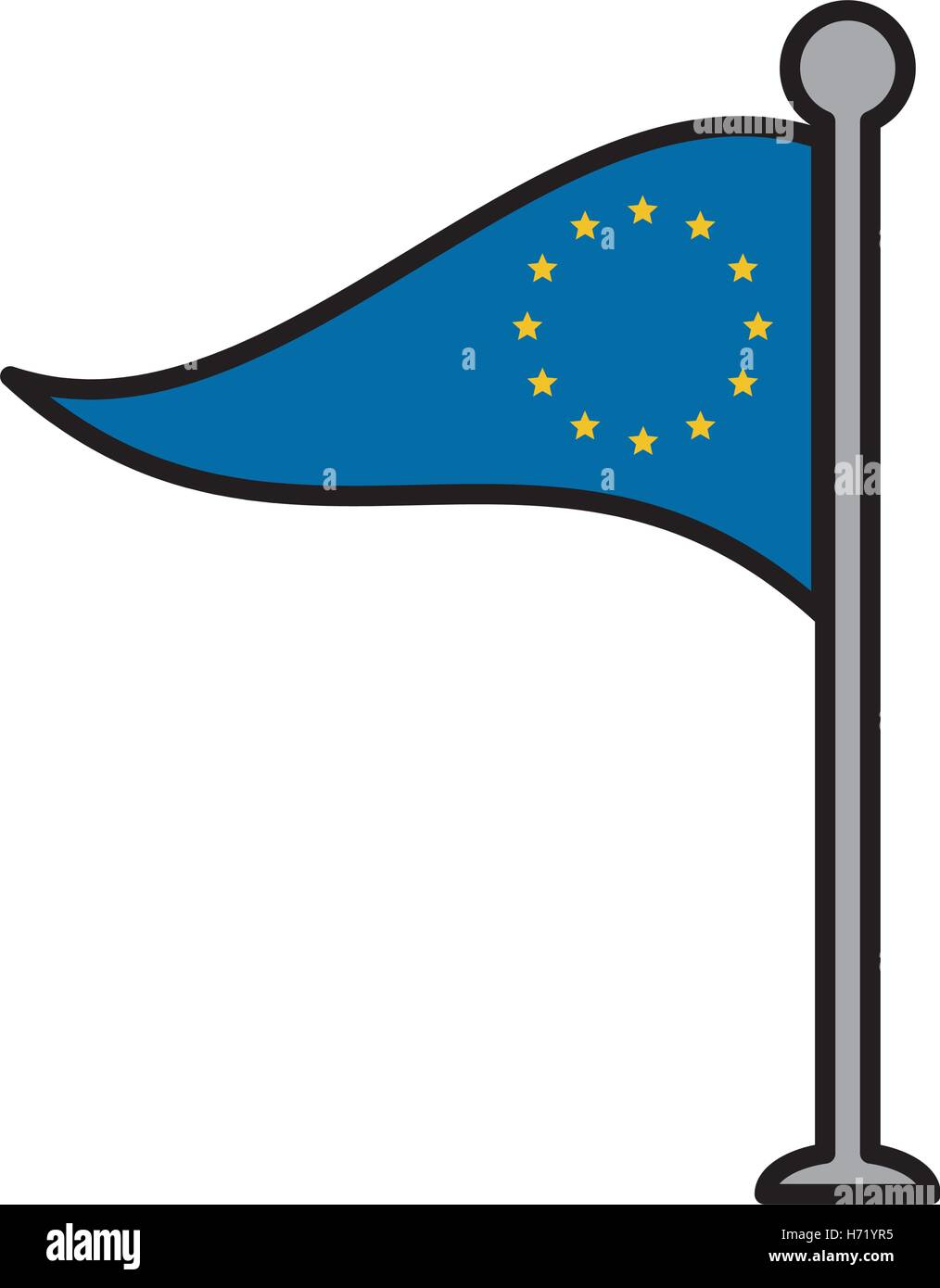 Ue official flag Stock Vector Images - Alamy