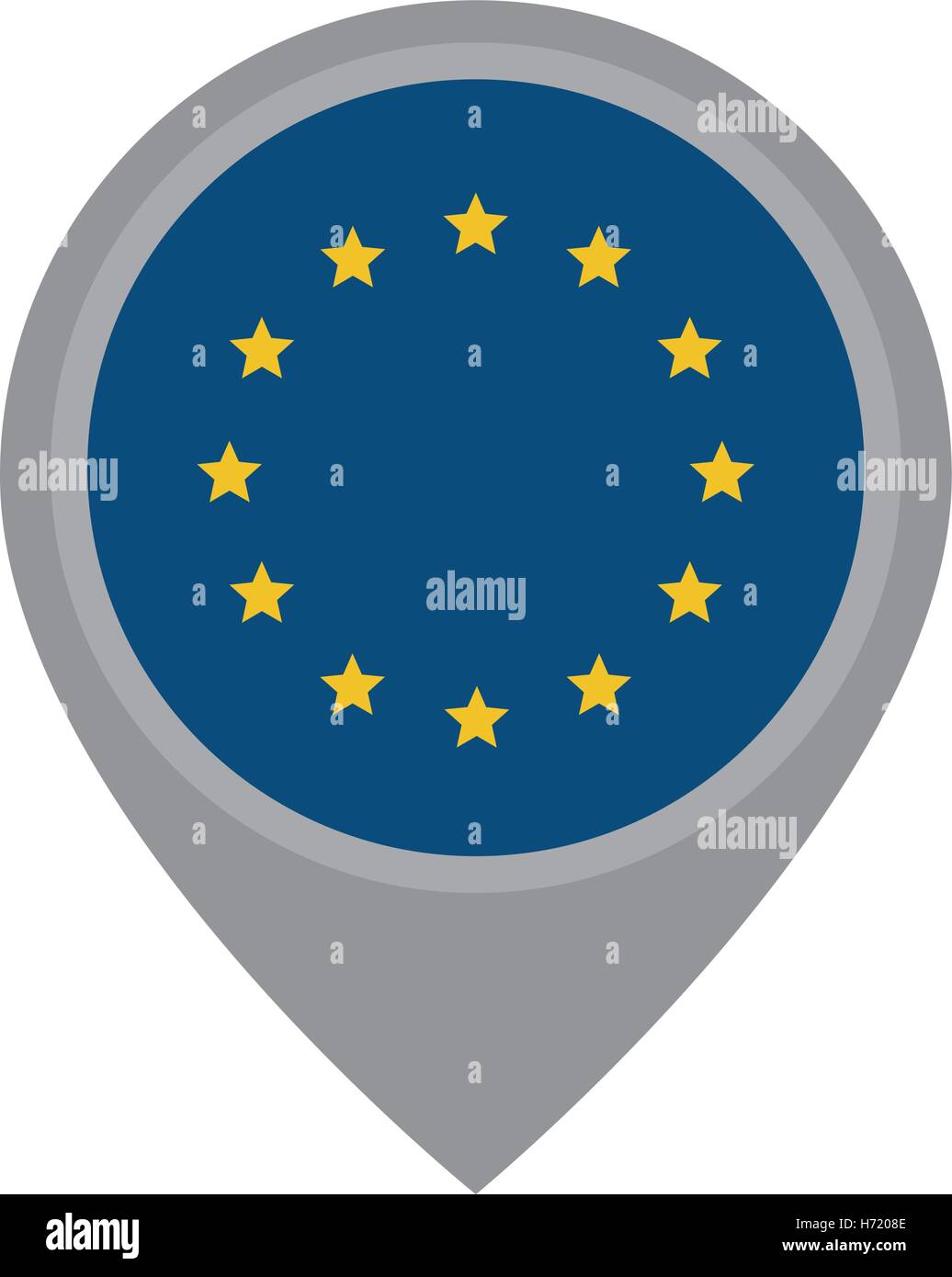 emblem of the European Union vector illustration design Stock Vector ...