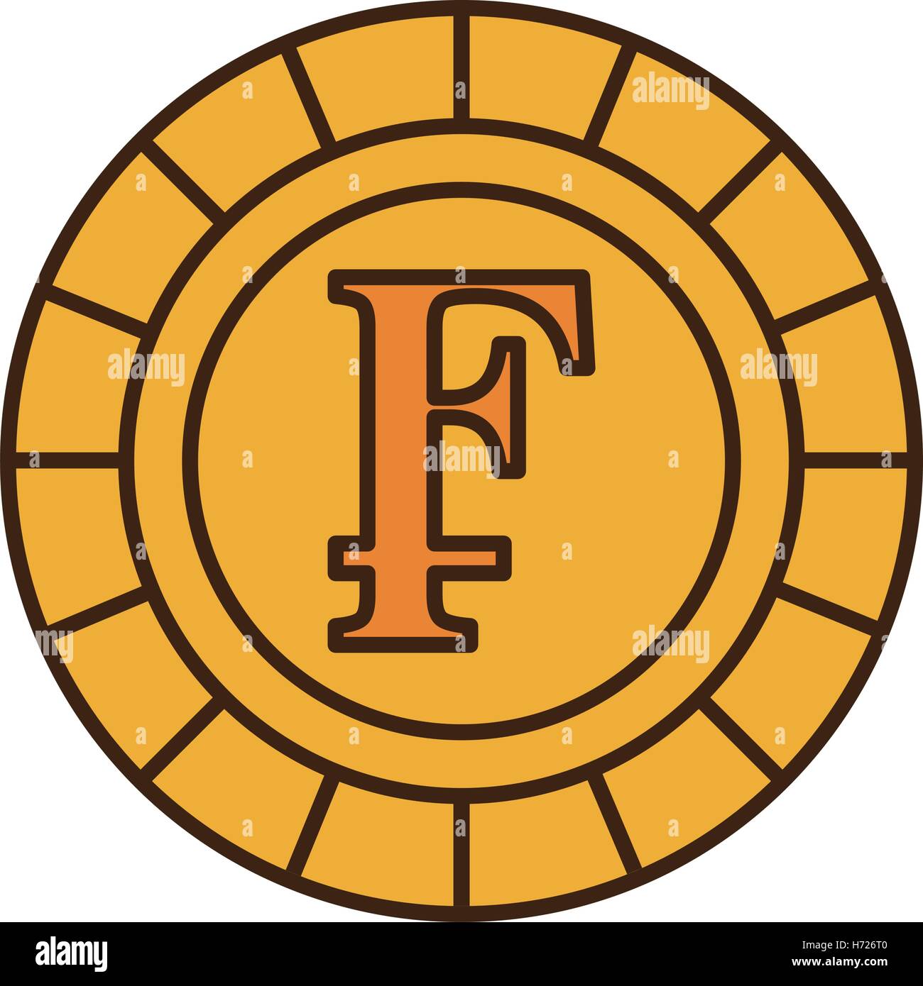 Franco symbol Stock Vector Images - Alamy