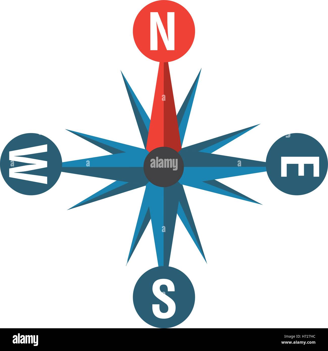 compass guide device isolated icon vector illustration design Stock ...