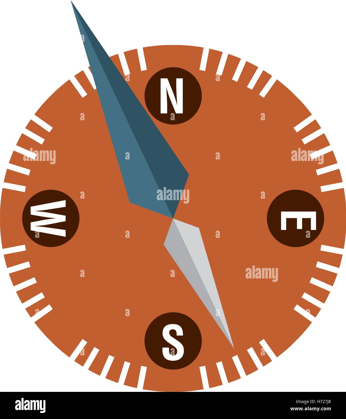 compass guide device isolated icon vector illustration design Stock ...