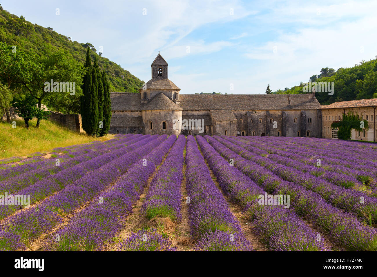An ancient monastery Abbaye Notre-Dame de Senanque ( Abbey of Senanque ...