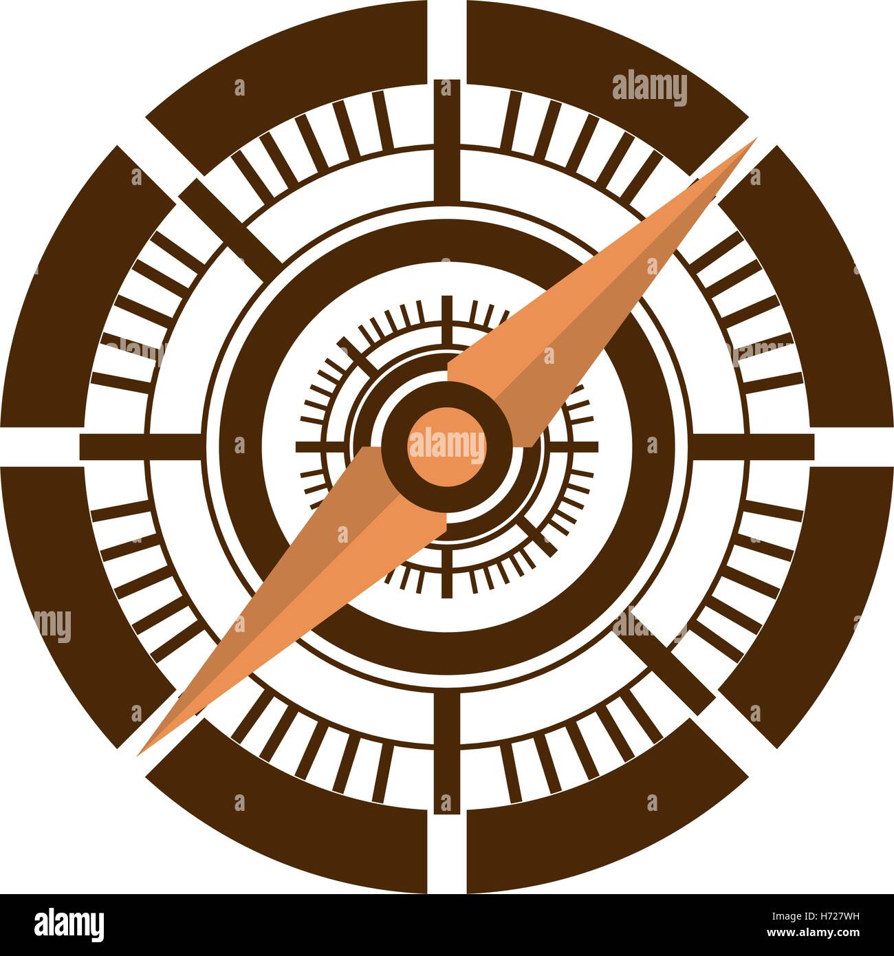 compass guide device isolated icon vector illustration design Stock ...