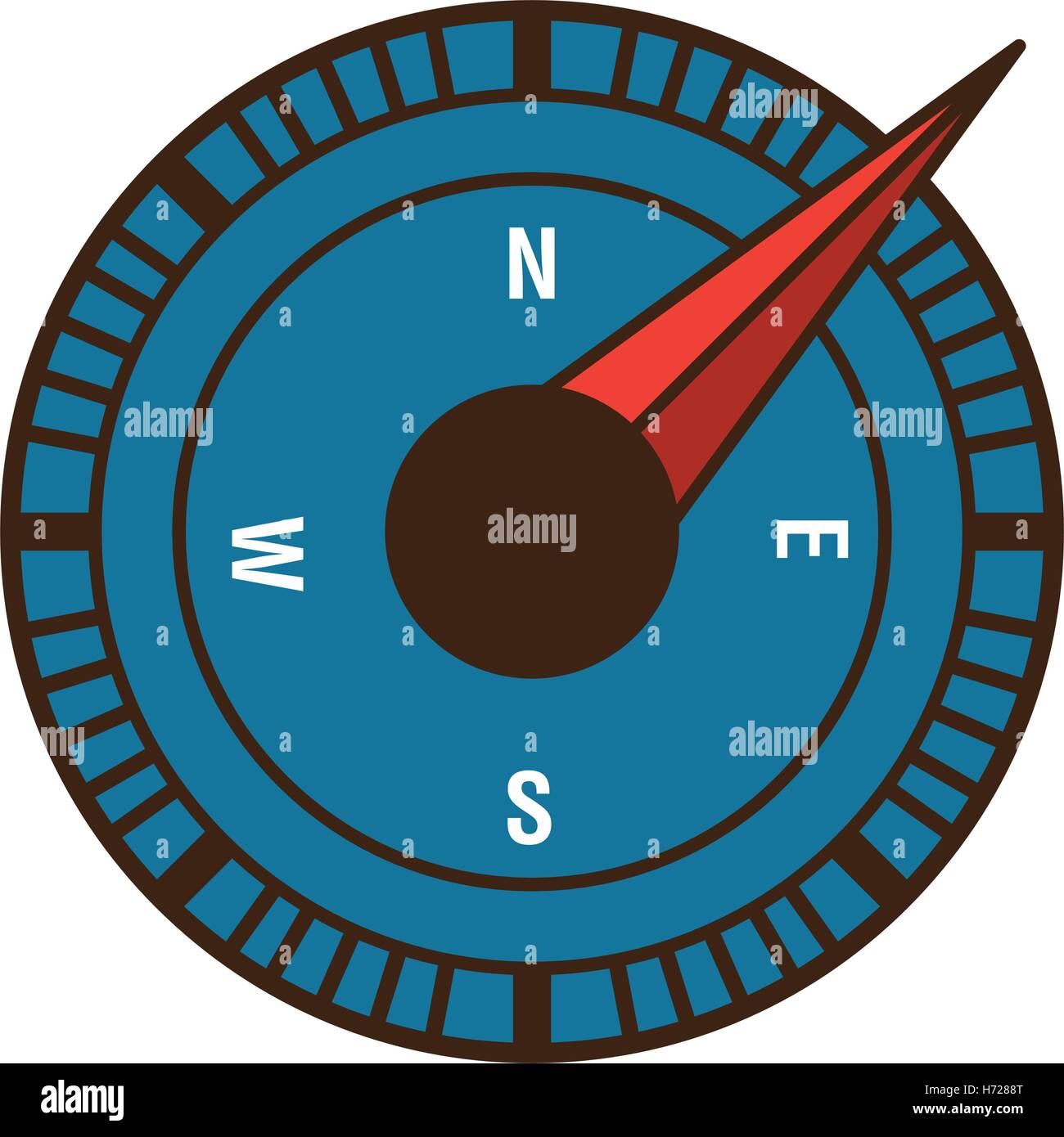 compass guide device isolated icon vector illustration design Stock ...